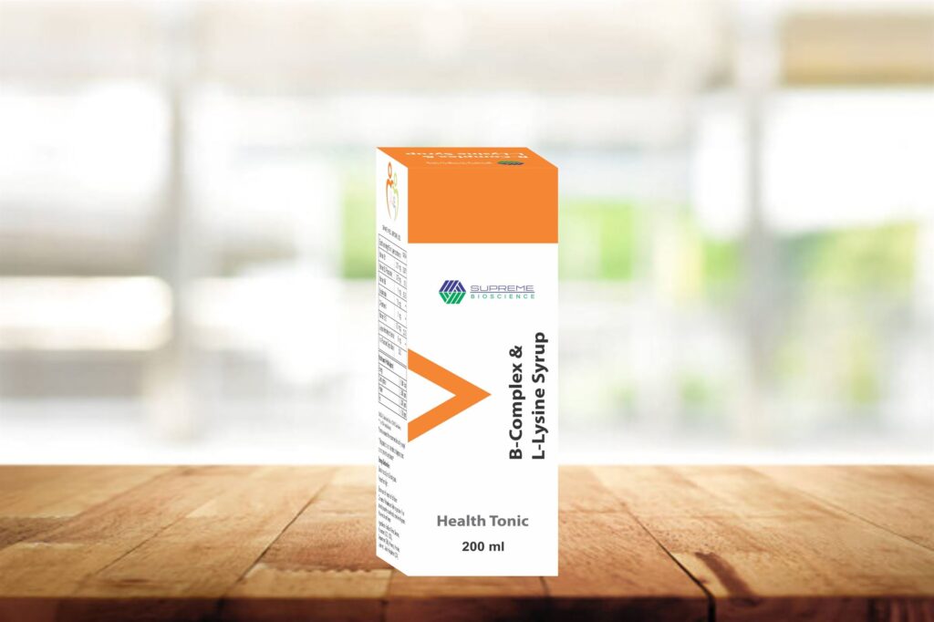 B-COMPLEX & LYSINE SYRUP – Skyogen Healthcare