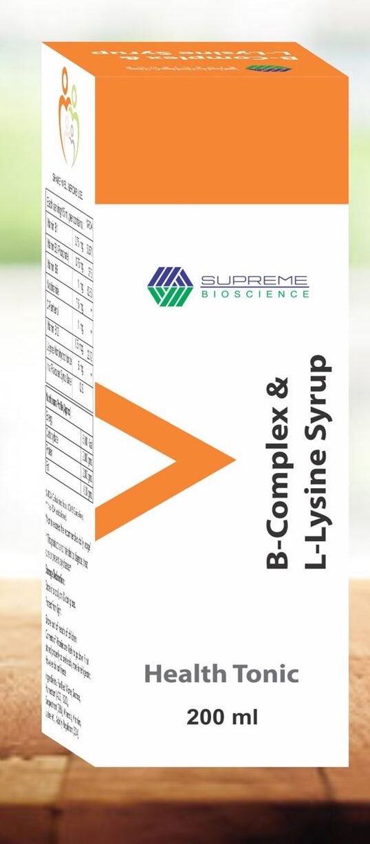 B-COMPLEX & LYSINE SYRUP – Skyogen Healthcare