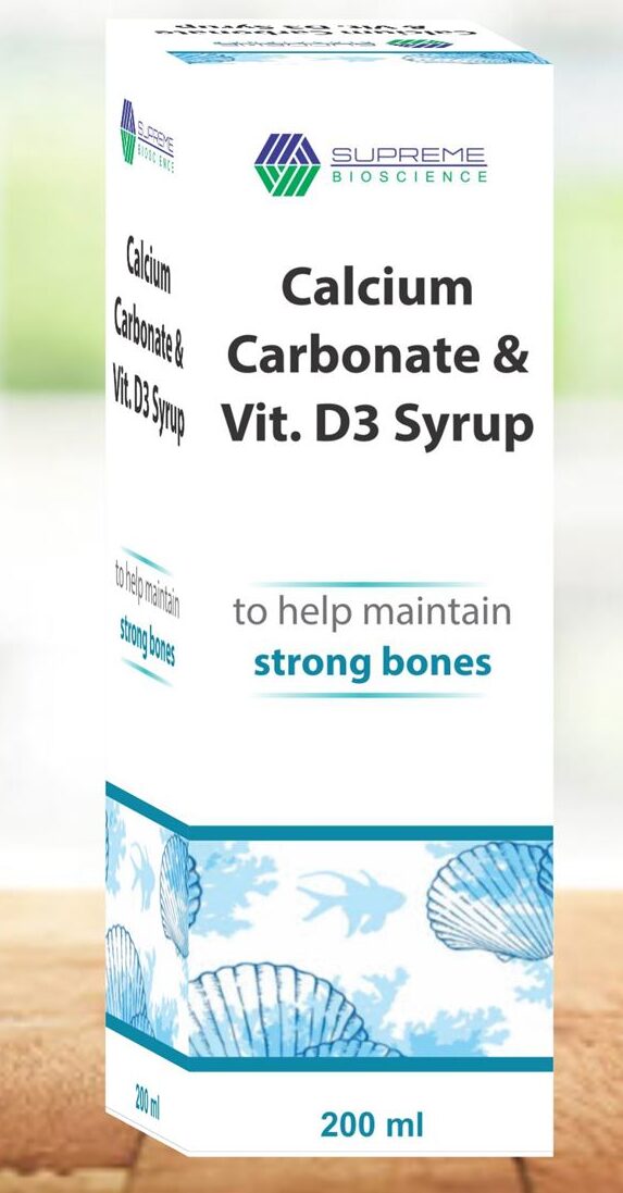 CALCIUM CARBONATE IP 625MG + VITAMIN D3 IP 125 IU – Skyogen Healthcare