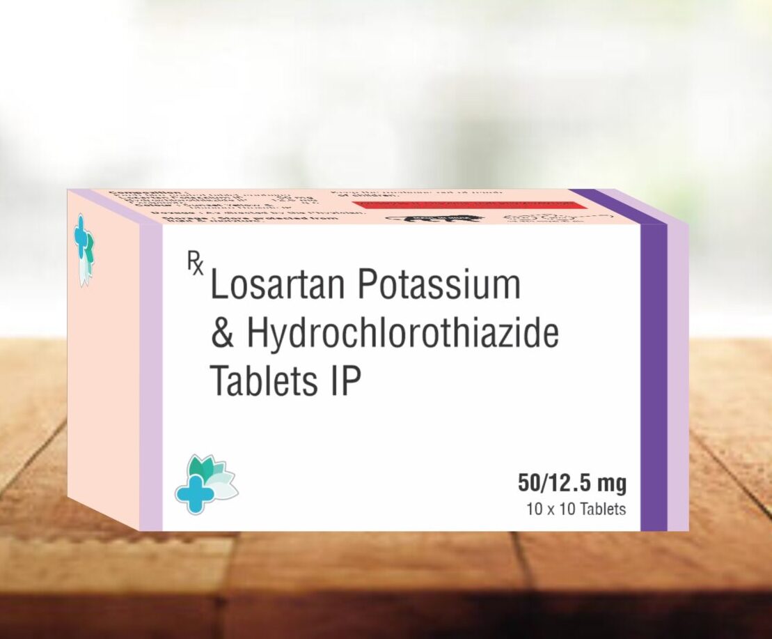 LOSARTAN POTASSIUM 50 MG & HYDROCHLOROTHIAZIDE 12.5MG – Skyogen Healthcare